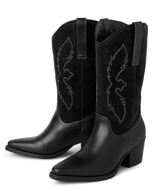 Tween Girls Cowgirl Boots - BLACK | The Children's Place