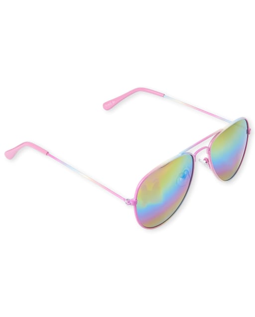 Girls Aviator Sunglasses | The Children's Place - MULTI CLR