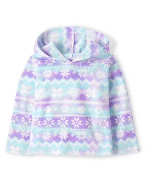 Baby And Toddler Girls Long Sleeve Print Microfleece Hoodie | The ...