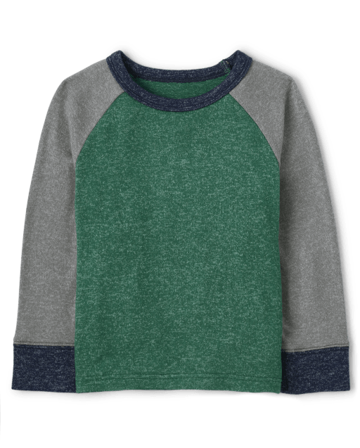 Baby And Toddler Boys Long Raglan Sleeve Colorblock Top | The Children ...