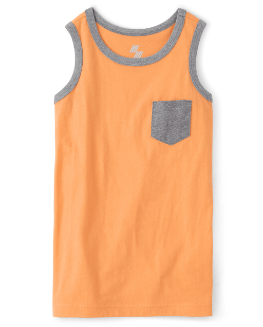 Boys Mix And Match Sleeveless Pocket Tank Top | The Children's Place CA ...