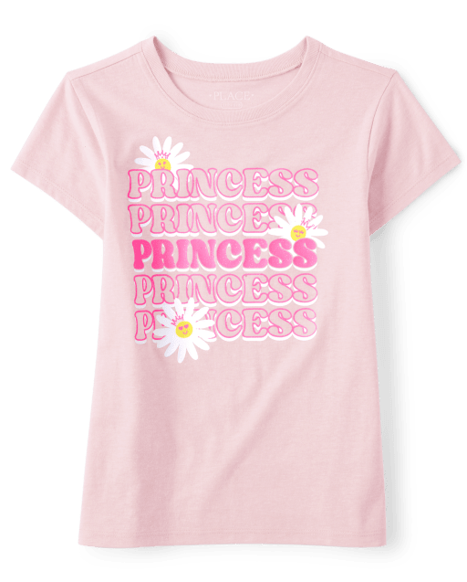 Girls Short Sleeve Princess Graphic Tee | The Children's Place - S/D ...
