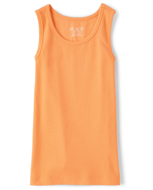 Girls Mix And Match Sleeveless Ribbed Tank Top | The Children's Place ...