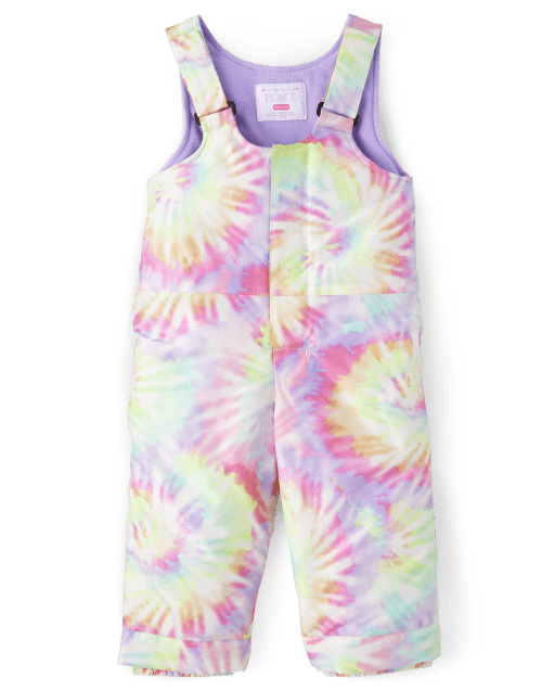 Toddler Girls Sleeveless Print Snow Overalls | The Children's Place ...