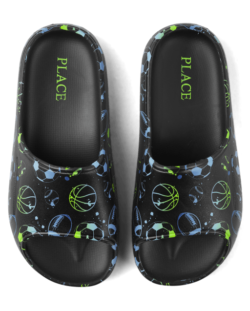 Boys Sports Print Slides - MULTI | The Children's Place