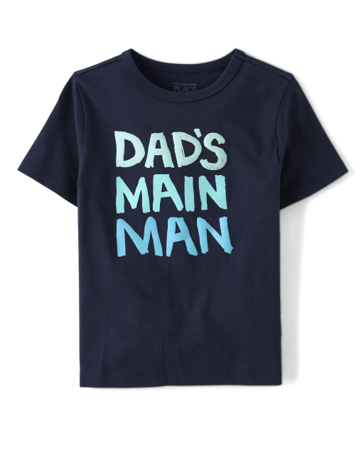 Baby And Toddler Boys Short Sleeve Dad's Main Man Graphic Tee - TIDAL ...