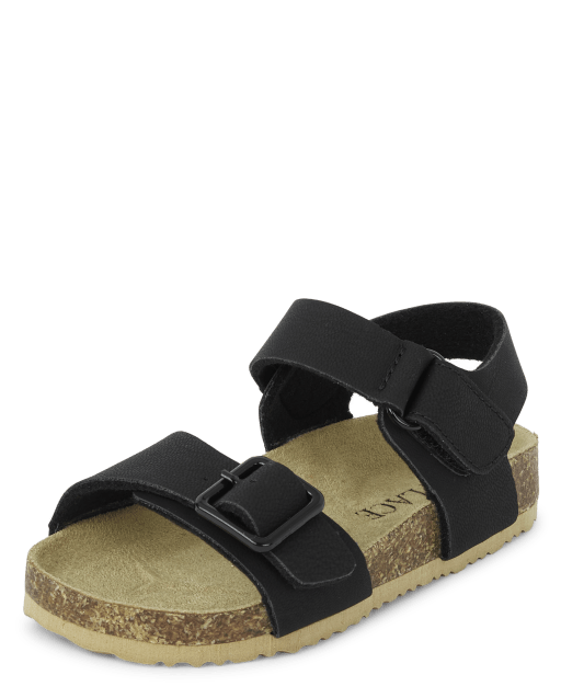 Toddler Boys Buckle Sandals | The Children's Place - BLACK