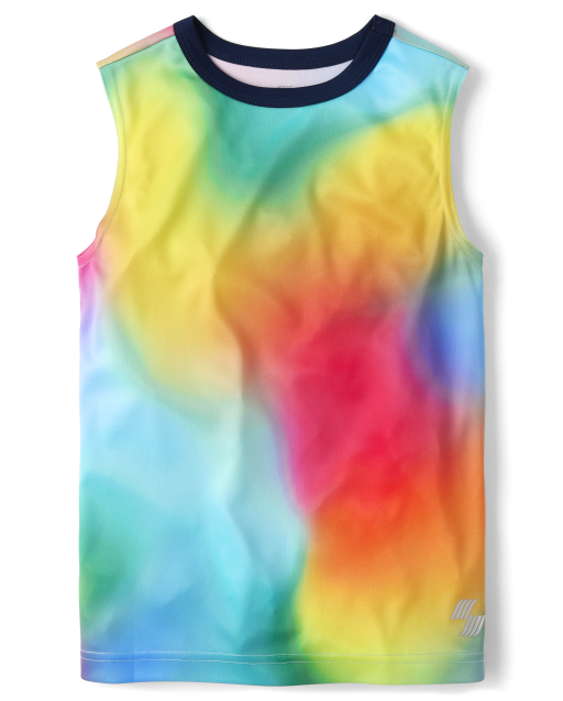 Boys Mix And Match Sleeveless Print Performance Muscle Tank Top - CAVE ...