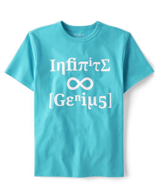 Boys Short Sleeve Infinite Genius Graphic Tee - BLUE | The Children's Place