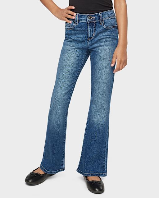 Girls Flare Jeans | The Children's Place - AUSTIN WASH