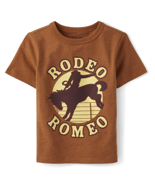 Baby And Toddler Boys Short Sleeve Rodeo Romeo Graphic Tee | The ...