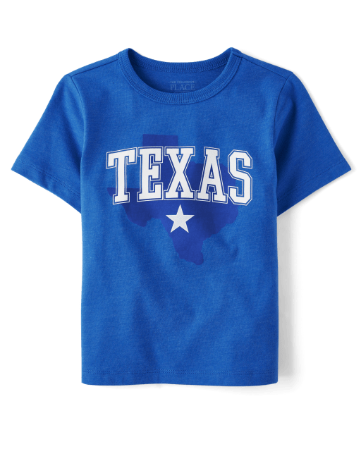 Baby And Toddler Boys Short Sleeve Texas Graphic Tee - S/D CHARGERBLUE ...