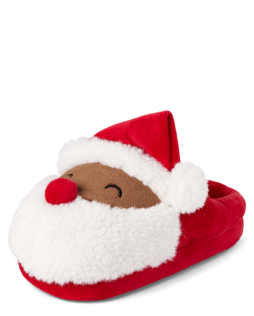 Unisex Kids Matching Family Santa Slippers - RED | The Children's Place