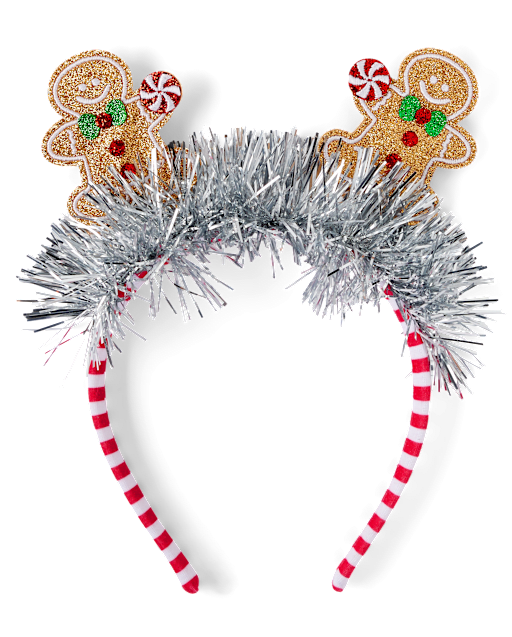 Girls Christmas Gingerbread Tinsel Headband - MULTI | The Children's Place