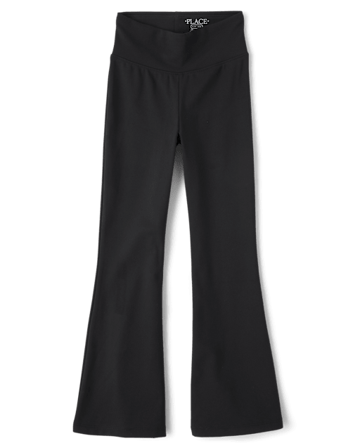 Girls Active Flare Leggings - BLACK | The Children's Place