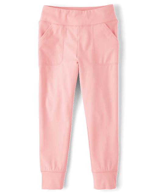 Girls Active Jogger Pants - FUZZY PINK CL | The Children's Place