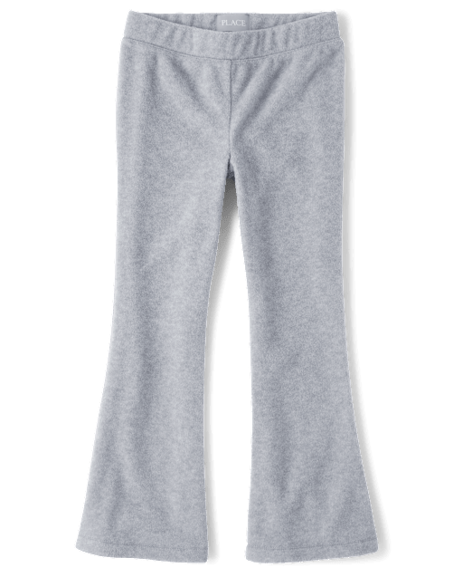 Girls Microfleece Flare Sweatpants - H/T SMOKE | The Children's Place