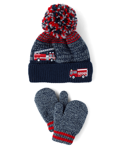Toddler Boys Fire Truck 2-Piece Cold Weather Set - TIDAL | The Children ...