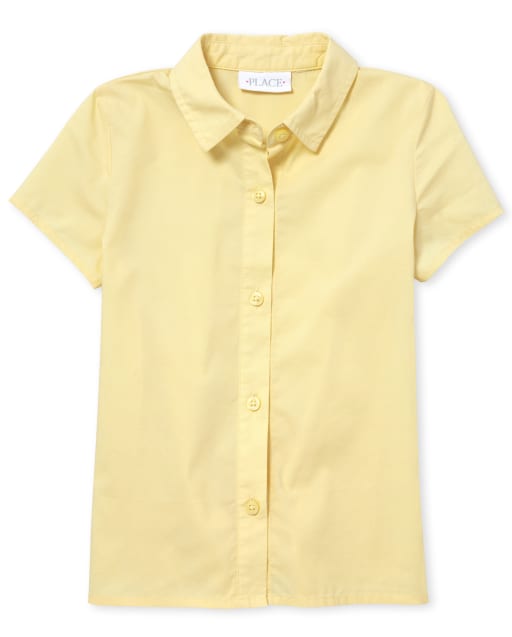 Girls School Uniform Shirts & Tops | The Children's Place | Free Shipping*
