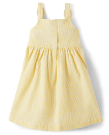 Girls Sleeveless Embroidered Bunny Woven Seersucker Jumper - Spring ...