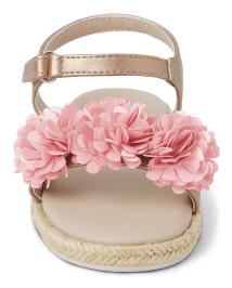 Girls Flower Sandals - Safari | Gymboree CA - PINK
