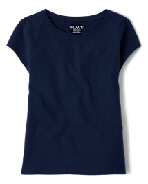 Girls Short Sleeve Basic Layering Tee | The Children's Place - TIDAL