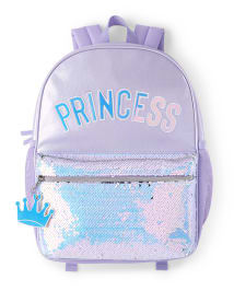 Girls Holographic 'Princess' Flip Sequin Backpack | The Children's ...