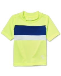 Baby And Toddler Boys Mix And Match Short Sleeve Colorblock Rashguard ...