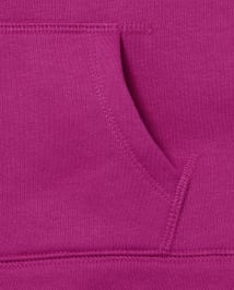 Girls Uniform Long Raglan Sleeve Fleece Zip Up Hoodie | The Children's ...