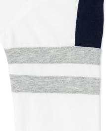 Baby And Toddler Boys Long Sleeve Graphic Striped Arm Top | The ...
