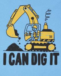 Baby And Toddler Boys Long Sleeve 'I Can Dig It' Graphic Tee | The ...