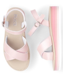 Girls Platform Sandals | The Children's Place CA - PINK