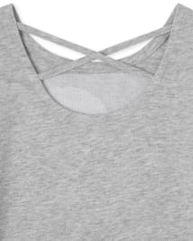 Girls Short Sleeve Flip Sequin Graphic Cross Back Top | The Children's ...