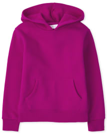 Girls Uniform Active Long Sleeve Fleece Hoodie | The Children's Place ...
