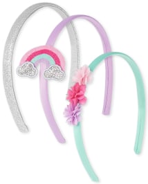 Toddler Girls Rainbow Headband 3-Pack | The Children's Place CA - MULTI CLR