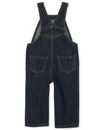 Toddler Boys Sleeveless Denim Overalls | The Children's Place - POTTER WASH