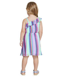 Baby And Toddler Girls Striped Knit One Shoulder Dress | The Children's ...