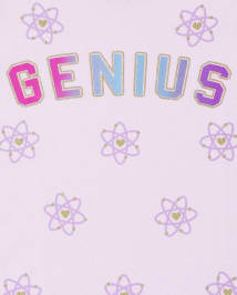 Girls Short Sleeve Genius Graphic Tee | The Children's Place CA - LILAC ...
