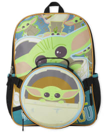 Boys Baby Yoda Graphic Backpack And Lunch Box 2-Piece Set | The ...