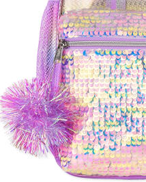 Girls Metallic Sequin Backpack | The Children's Place CA - LACROSSE ...