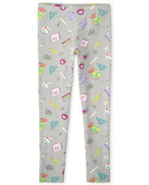Girls Print Knit Leggings | The Children's Place CA - H/T MIST
