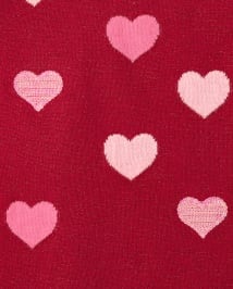 Baby And Toddler Girls Valentine's Day Long Sleeve Sequin Heart Sweater ...