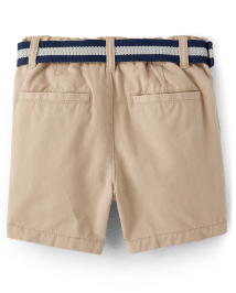Baby And Toddler Boys Belted Woven Chino Shorts | The Children's Place ...