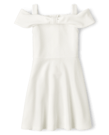 Girls Bow Off Shoulder Dress | The Children's Place CA - SIMPLYWHT
