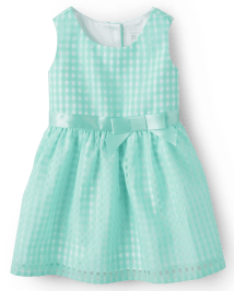 Baby And Toddler Girls Sleeveless Gingham Woven Dress | The Children's ...