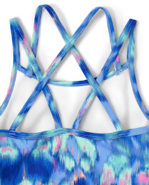 Girls Sleeveless Butterfly Cut Out One Piece Swimsuit | The Children's ...