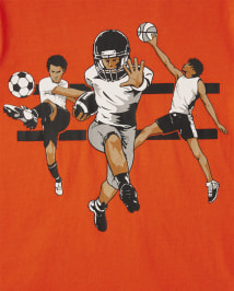 Boys Short Sleeve Sport Graphic Tee | The Children's Place CA - RIPETOMATO