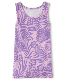 Girls Mix And Match Sleeveless Print Ribbed Tank Top | The Children's ...
