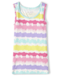 Girls Mix And Match Sleeveless Print Ribbed Tank Top | The Children's ...