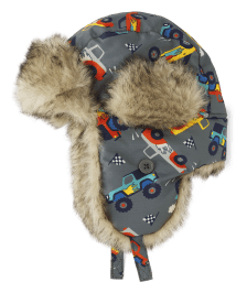 Toddler Boys Print Trapper Hat - BLACK | The Children's Place CA